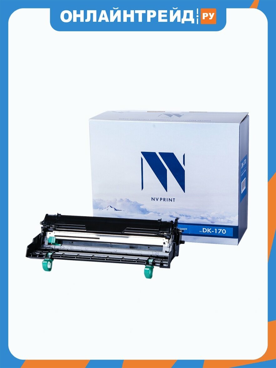 Блок фотобарабана NV Print совместимый NV-DK-170 DU для Kyocera FS-1320D/ FS-1320DN/ FS-1370DN/ FS-1035MFP/DP/ FS-1135MFP/ ECOSYS P2035d/ P2035dn/ P2135d/ P2135dn/ M2035dn/ M2535dn (100000k)