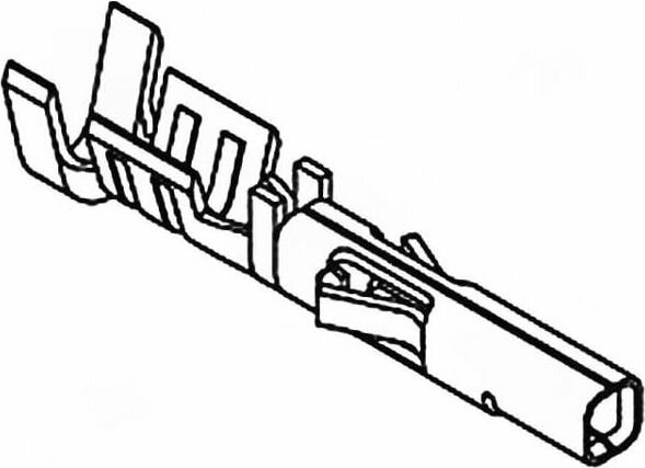 MOLEX 0430300002 Терминал "мама" MicroFit AWG20-24 золоч. 15мк на ленте, 1шт