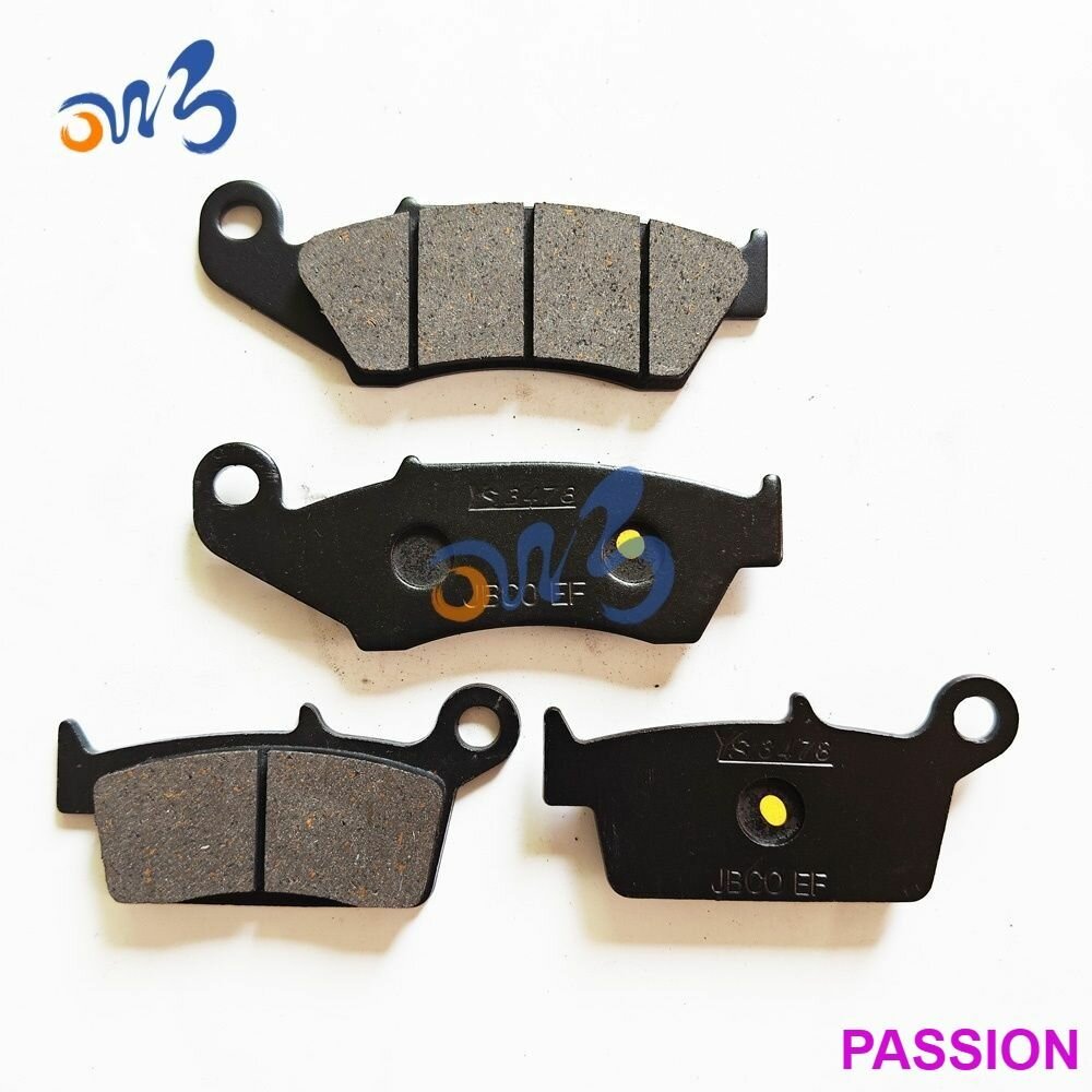 2 пара Передние и задние тормозные колодки для SUZUKI DRZ 400 2000-2006 DR-Z 400E/400S 2000-2012 DRZ400 SM 2005-2010