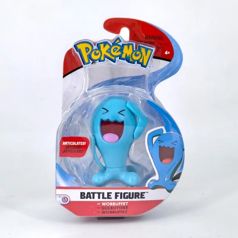Фигурки Pokemon Battle Bandai: Пикачу, Воббфет, Алолан Ратата, Роулет, Метанг, Алолан Мук Wobbuffet