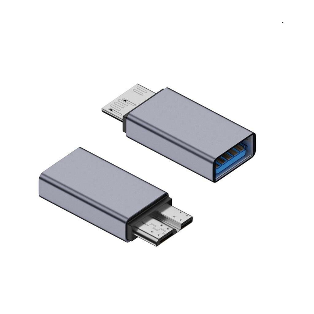 Кабель-переходник Alu USB 3.0 Type-C/MicroB 10Gbps, usb женский