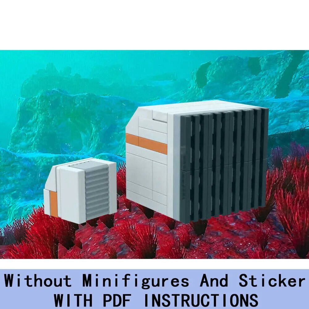 33шт. Конструктор Subnautica Crates Набор строительных блоков