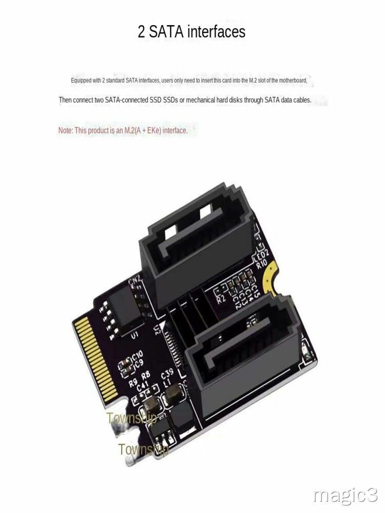 M.2 SATA3 Wi-Fi Адаптер — фото 1