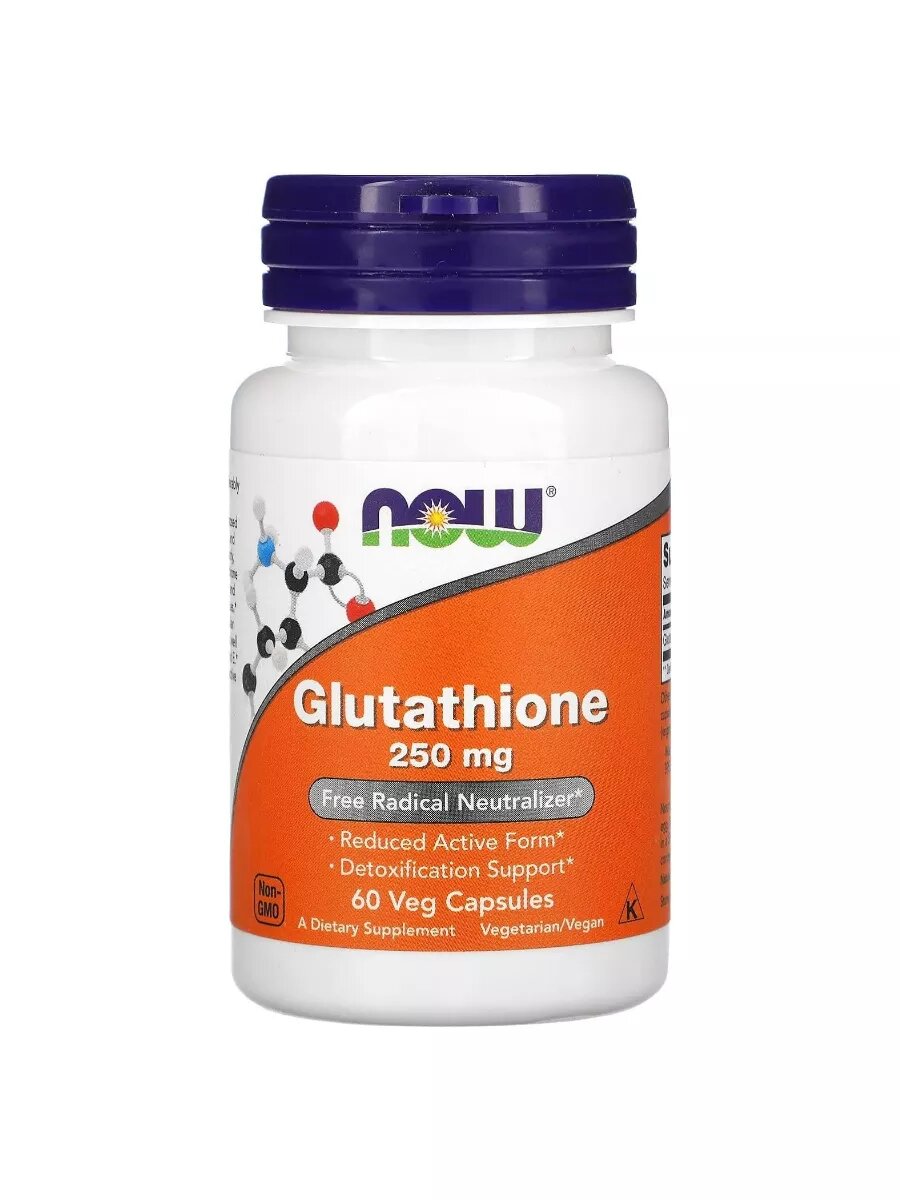 Глутатион NOW GLUTATHIONE 250mg 60 VCAP