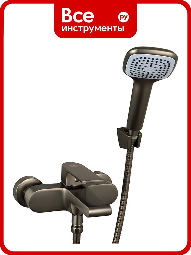 Смеситель для ванны Melodia della vita картридж д.35 мм короткий излив, черный MDV30140gn 19793