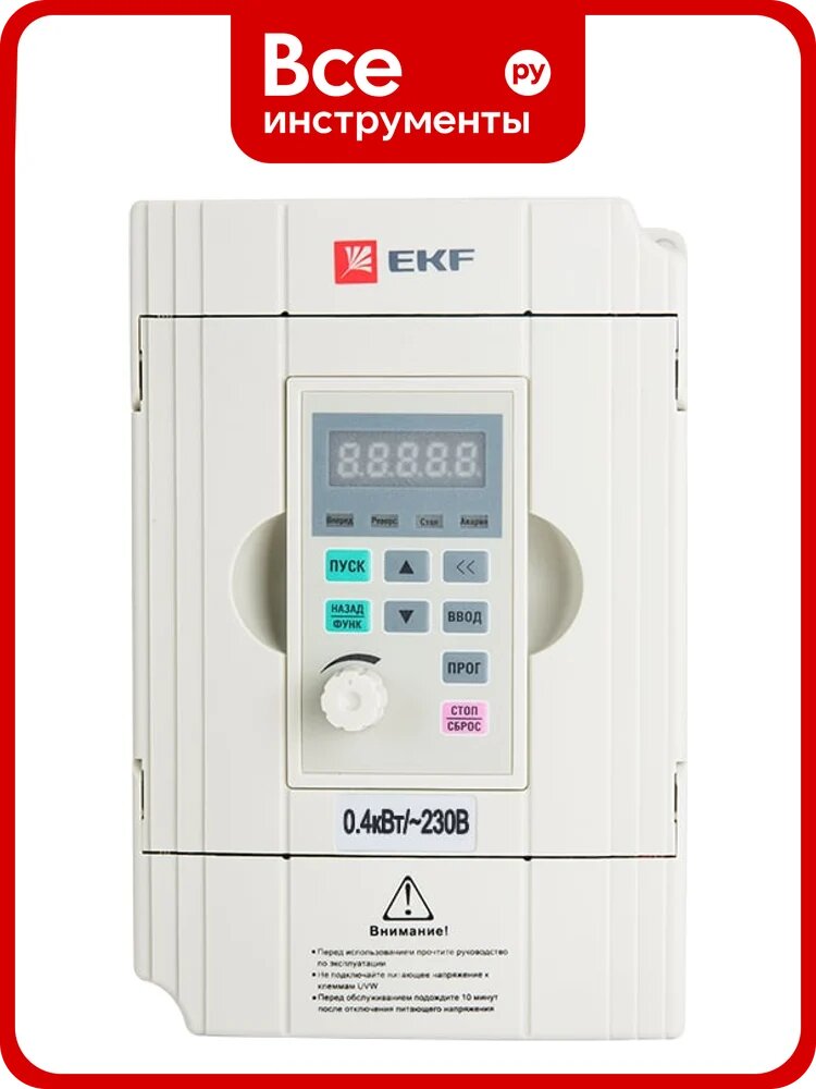 Преобразователь частоты EKF 0,4/0,75кВт 1х230В VECTOR-100 PROxima SQVT100-0R4-1B
