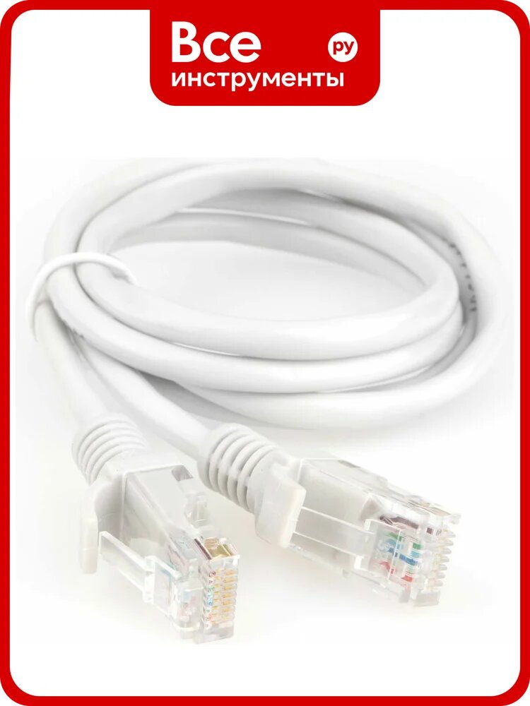 Патч-корд Гарнизон CCA light UTP кат.5e, 1м, литой, многожильный (серый), PC-UTP-5e-1