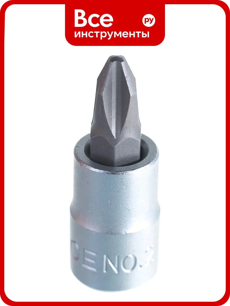 Головка бита FORCE крест РН.2 L=32mm 321322