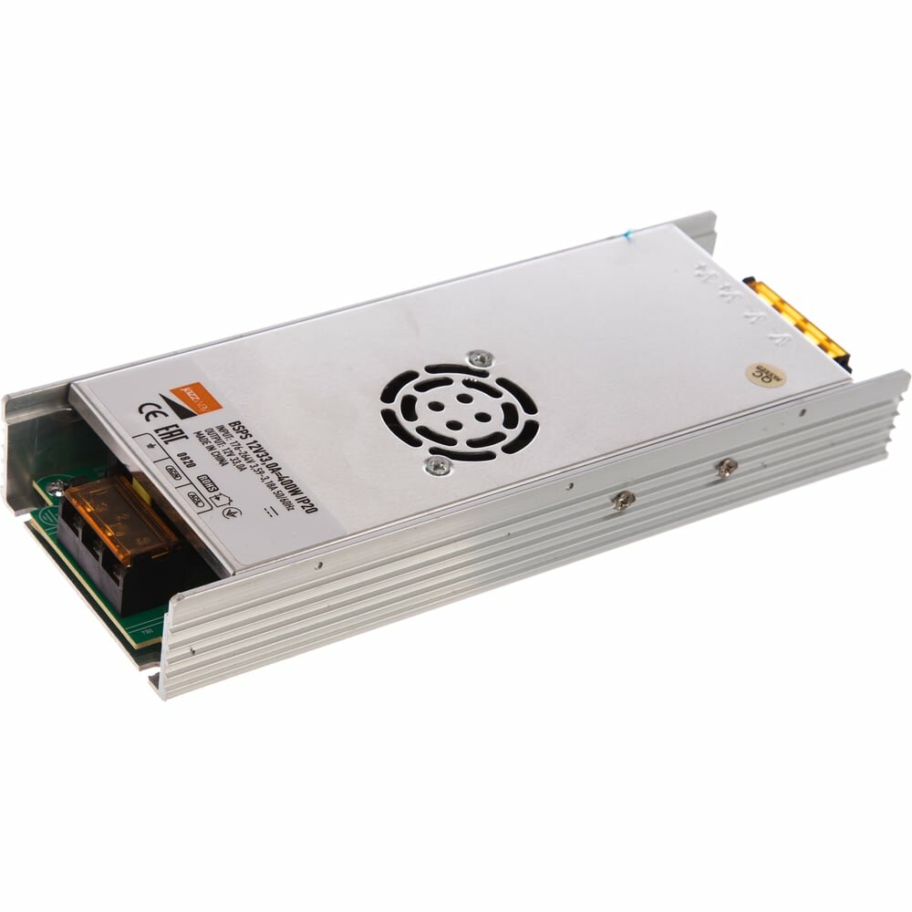 Блок питания для светодиодной ленты Jazzway 400Вт 33А 12В IP20 BSPS 1001399A — фото 1