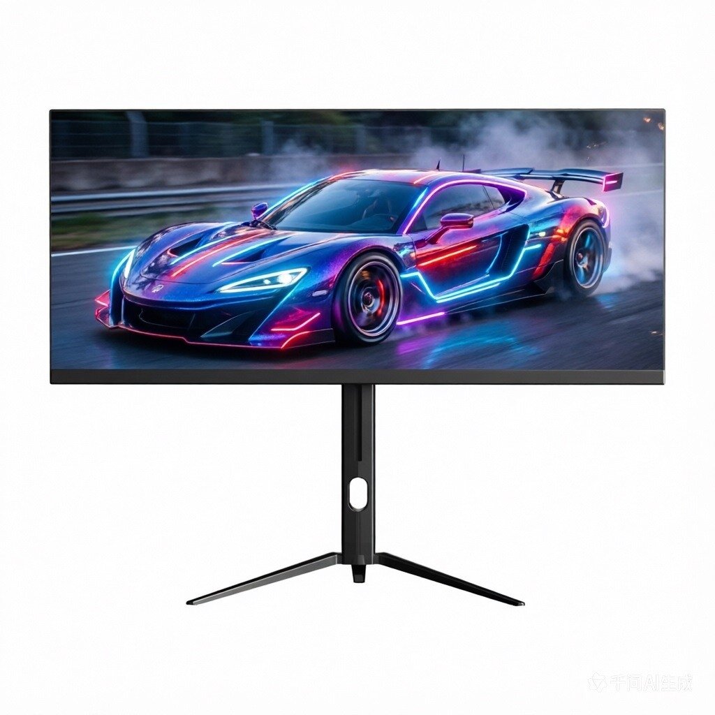 Монитор CBR LCD Монитор 34" MG-3401, IPS, UWQHD 2K 3440x1440, 165Гц, 1мс, 350Кд/м2, Динамики 2*3W, HAS, Pivot, 2*DP/2*HDMI/4*USB3.0, внешний БП, черный, кабели HDMI/DP LCD-MG3401-OPC
