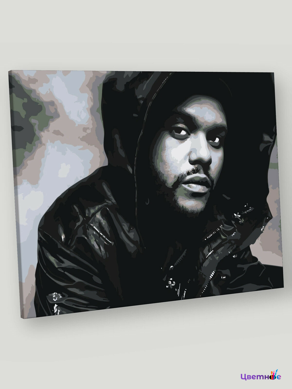 Картина по номерам на холсте с подрамником "Музыкант The Weeknd Викенд 2" Раскраска 40х50 см, Мужчины Знаменитости