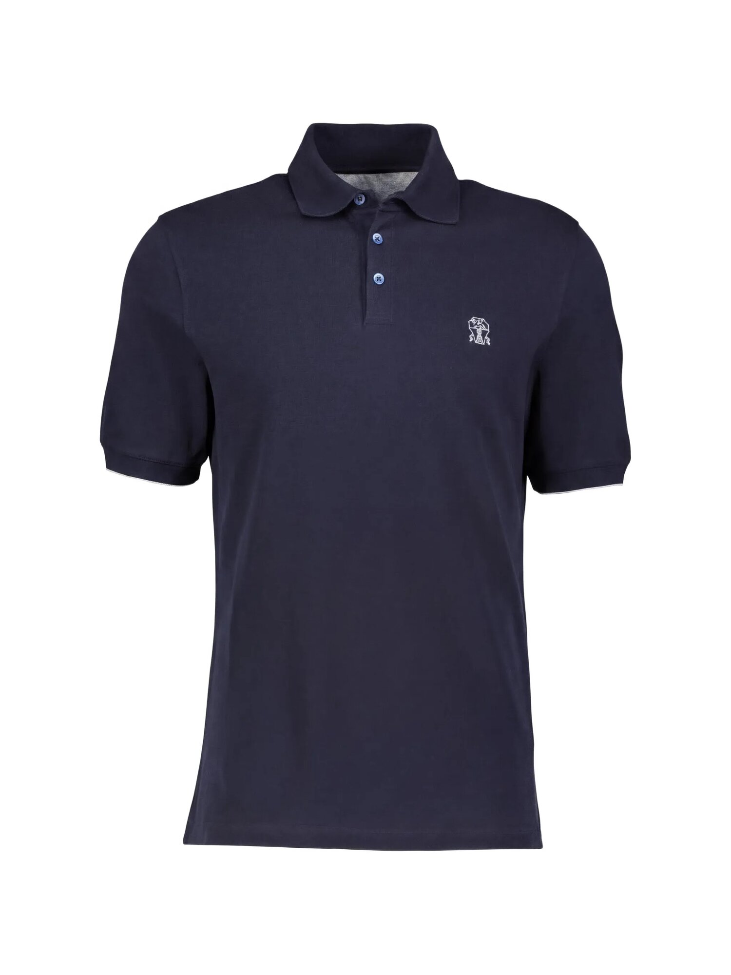 Рубашка Logo-embroidered cotton polo shirt