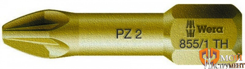 056910 855/1 TH Насадка PZ 1х25 мм WERA