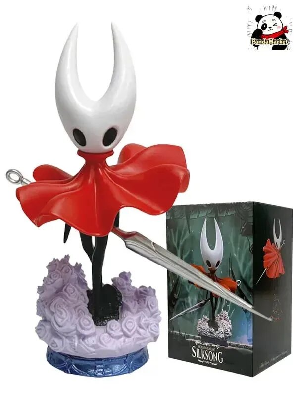 Коллекционная фигурка Хорнет (Hornet) из игры Hollow Knight /, ПВХ, 19 см, на подставке