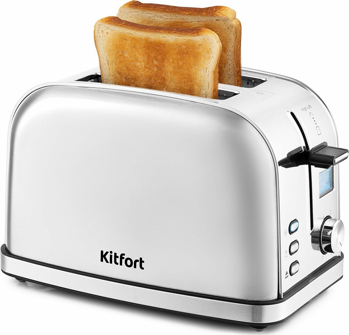 Kitfort kt 2036 6 toster s poddonom 2 tosta serebristyy