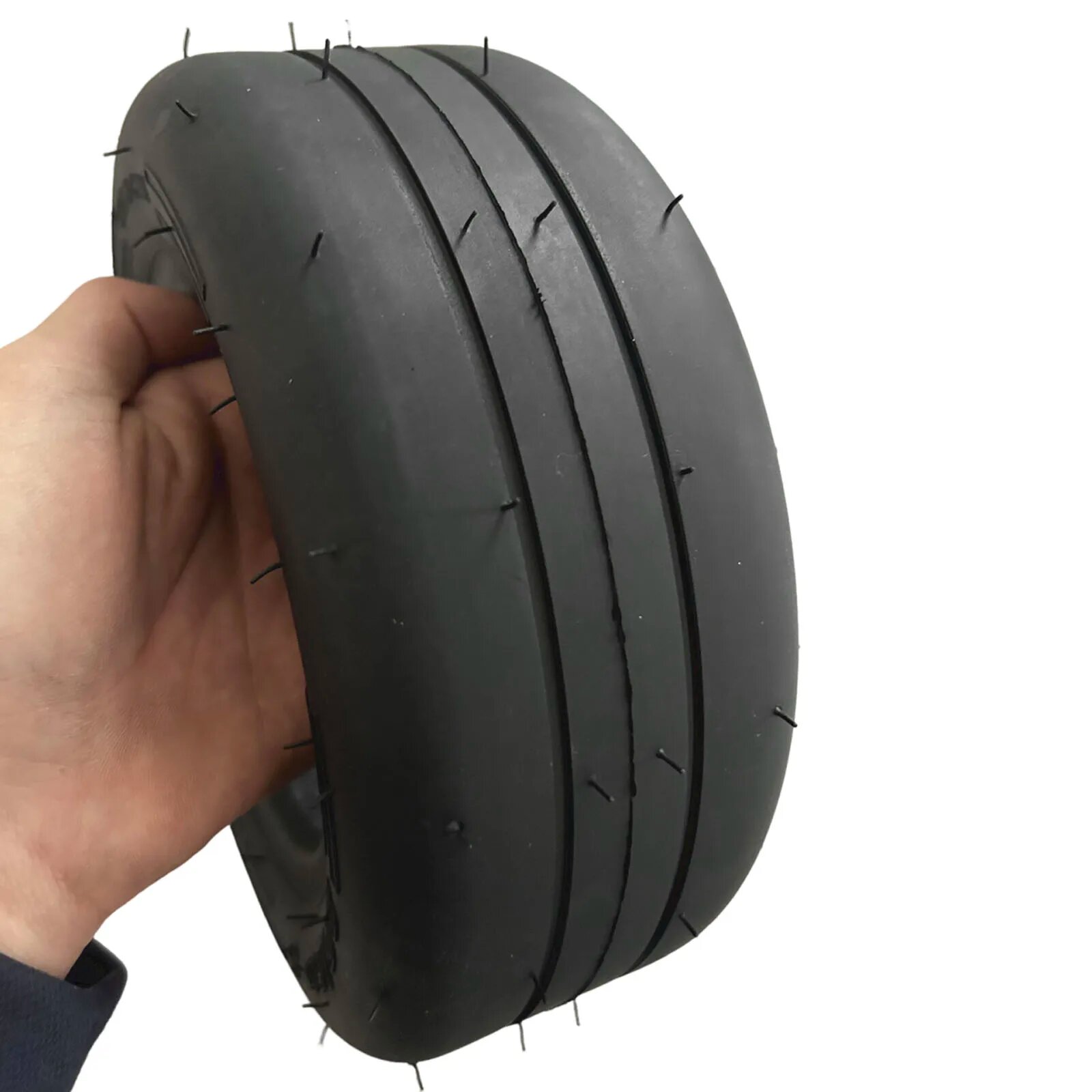 Шина для электрокарта 80/60-5, бюджетная, 90 PSI, бескамерная, гладкая, для 5-дюймовых колес, для картингов и электровелосипедов