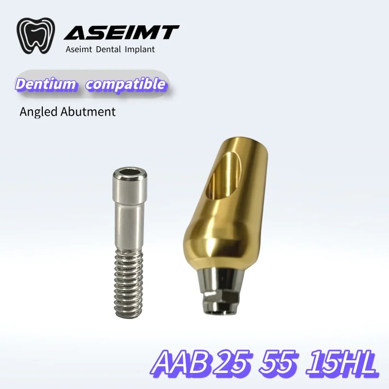 Зубной абатмент ASEIMT для Dentium с двойным шестигранным соединением Grade 5 titanium