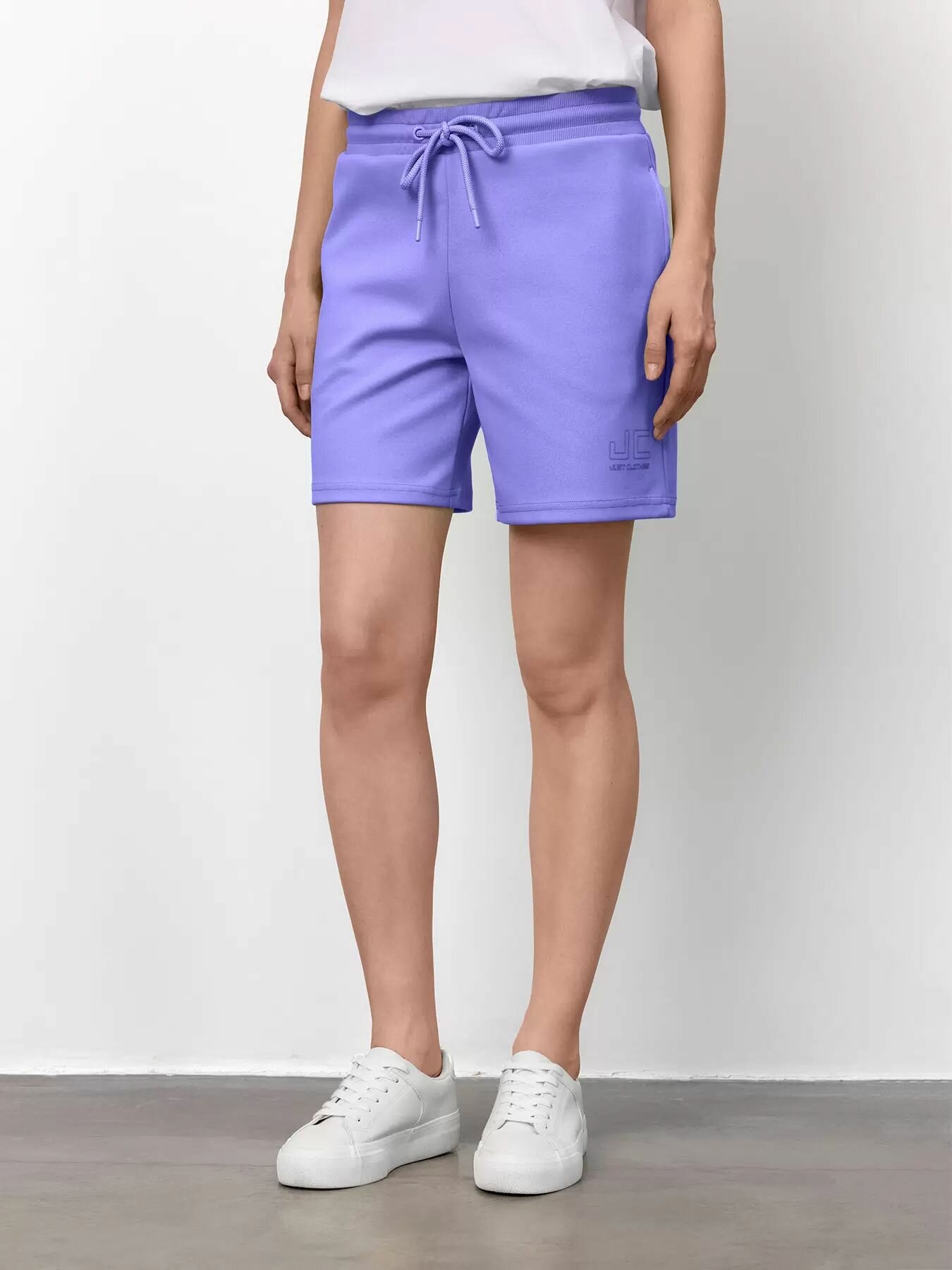 Шорты JUST CLOTHES Осень-зима 2025, размер S, фиолетовый — фото 1