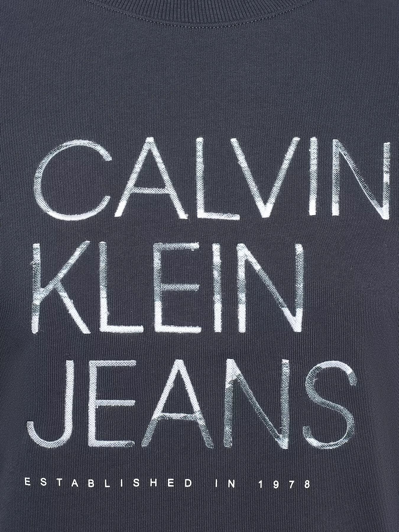 Джемпер Calvin Klein Jeans Весна-лето 2025, размер XS, темно-синий — фото 1