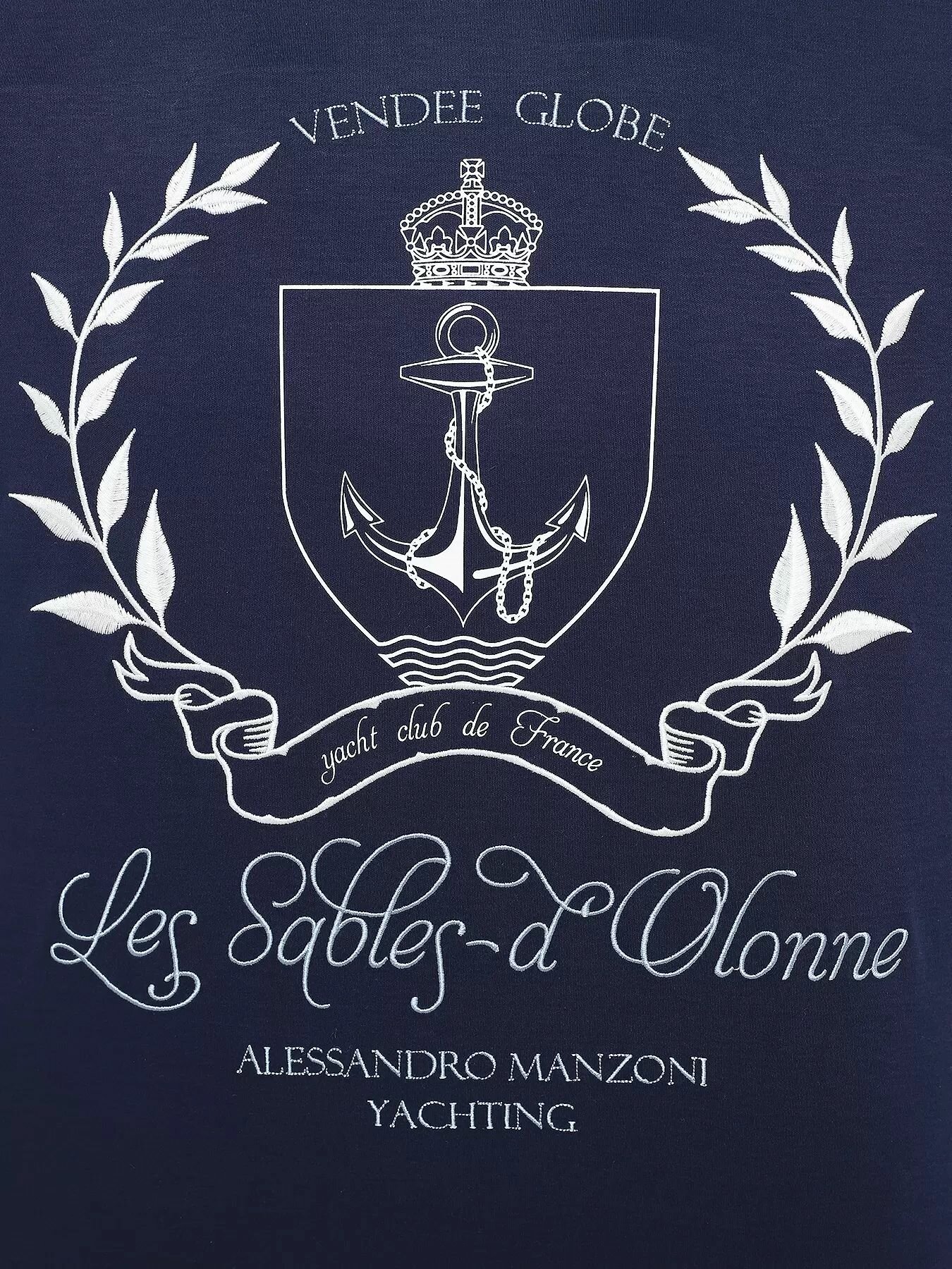 Лонгслив Alessandro Manzoni Yachting, размер 56, , темно-синий — фото 1