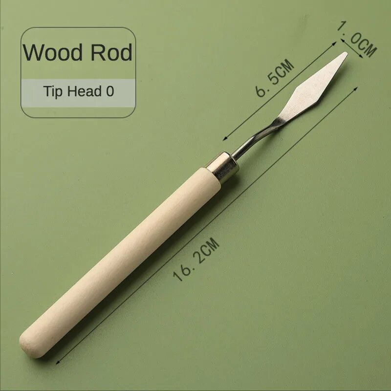 Скребок для живописи Wood Rod Tip Head 0