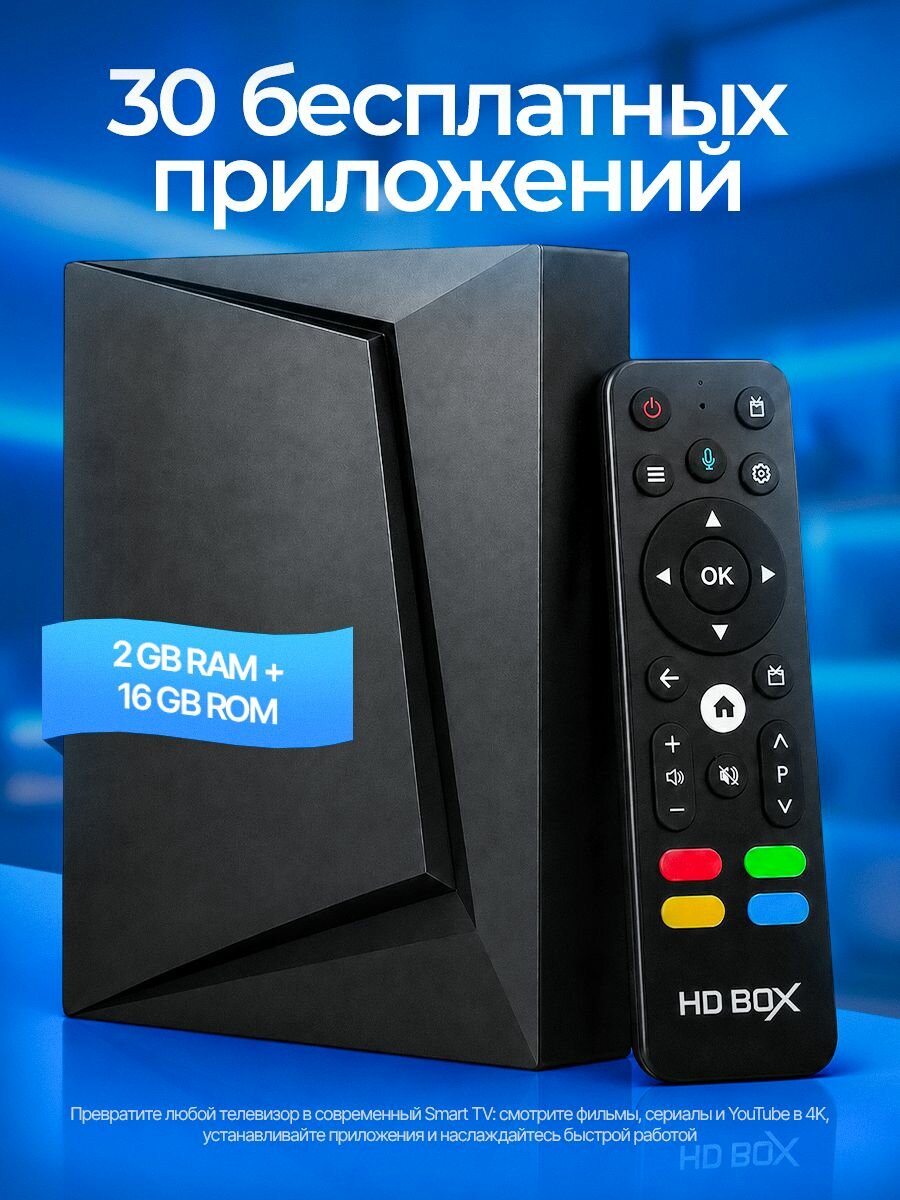 Смарт ТВ-приставка медиаплеер HD BOX Z12 Pro (2Gb/16Gb)