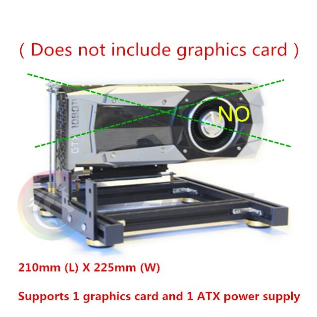 Кронштейн для видеокарты Flying Elephant ATX (1GPU 1ATX)