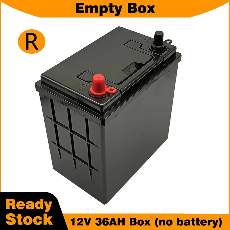 Пустой корпус аккумулятора 12В 36Ач Black ABS BOX36AHBL0M6001