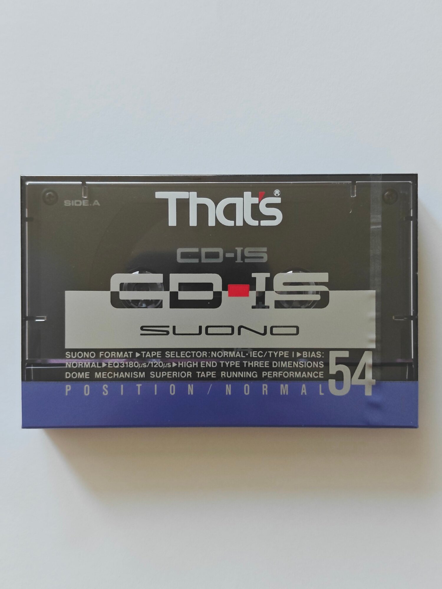 Аудиокассета запечатанная THAT'S CD IS 54 (1989г)