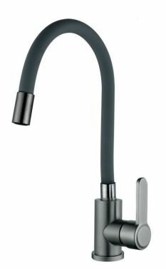 Смеситель для кухни CHAMPION EZA-011 GRAPHITE REFL.GRAY