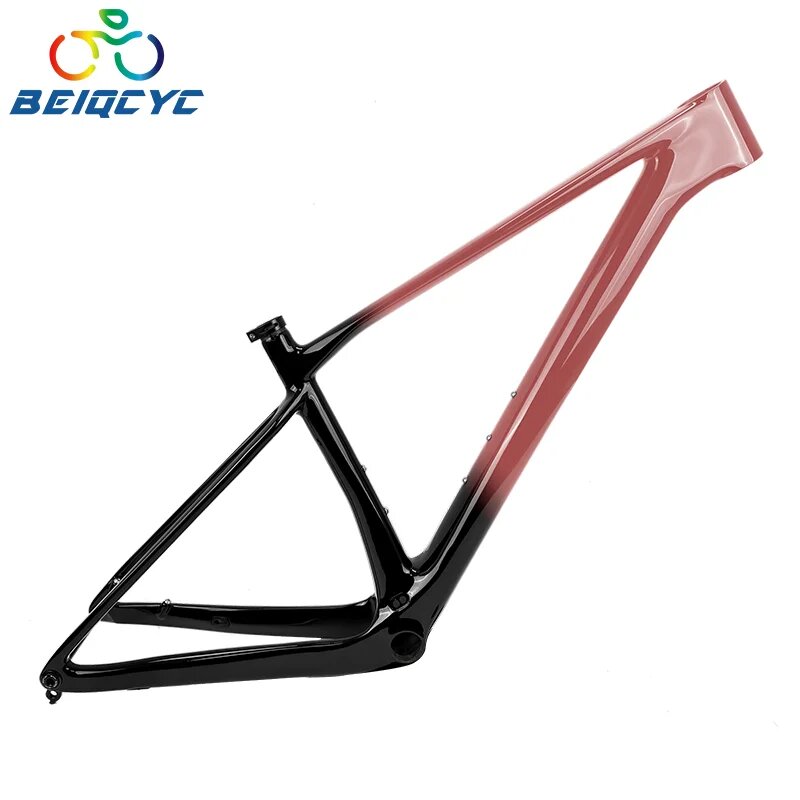Карбоновая рама BEIQCYC MTB 29" Marsala/Розовый