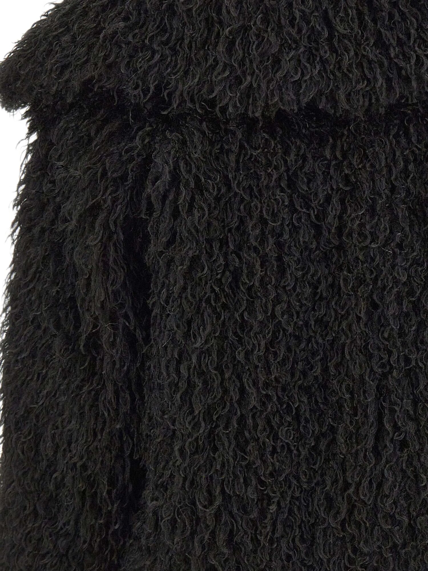 Шуба KAOS Faux-fur wide-collar jacket, размер 44 — фото 1