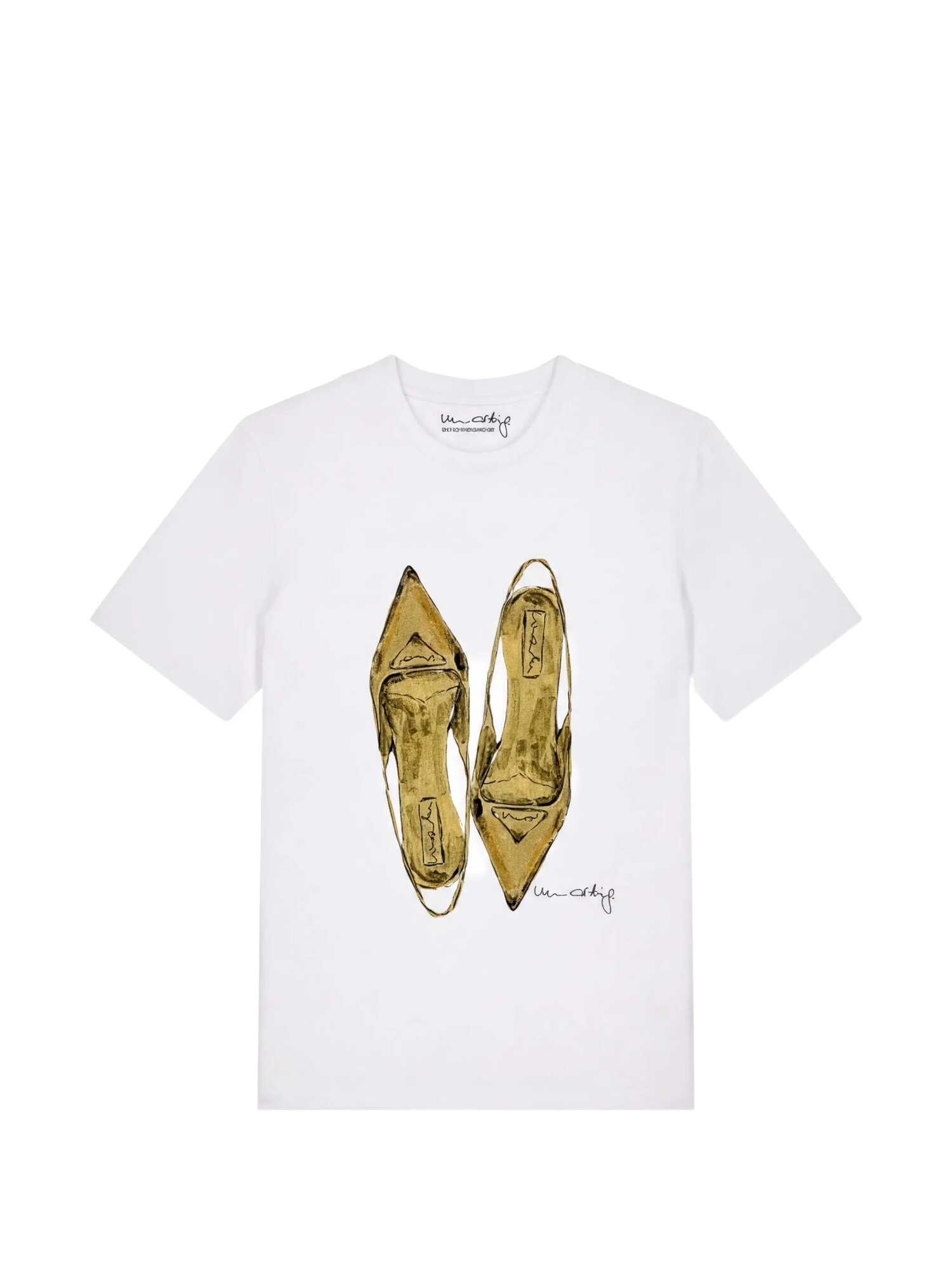 Футболка un-artig Glitter-print T-shirt