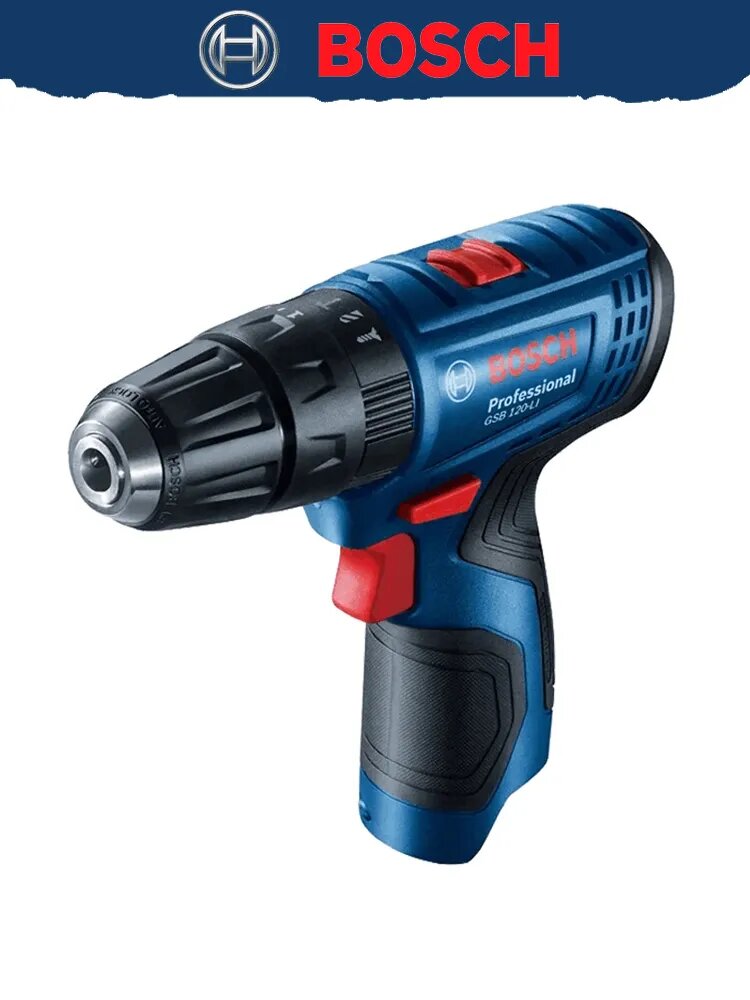 Bosch Дрель-шуруповерт, 12 В, 30 Нм, 0 АКБ