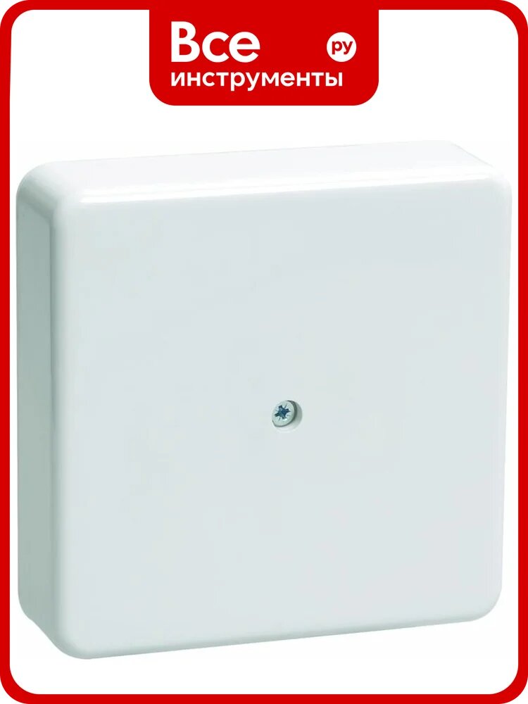 Распаечная коробка ЭРА 75х75х20 без клеммы белая IP40 Б0031164