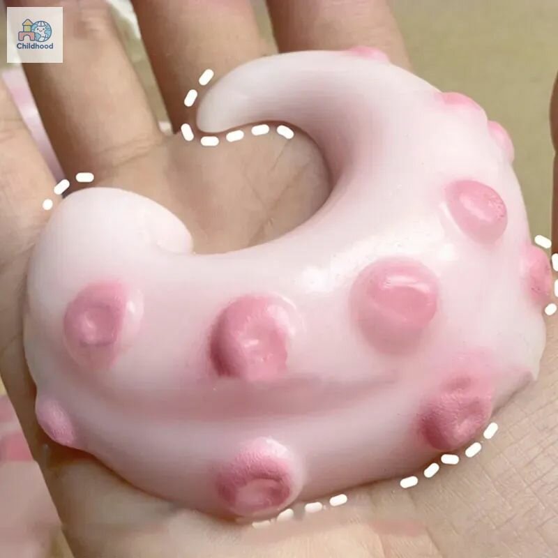 Таба лапка - Игрушка антистресс мялка для детей squeeze toy / Антистресс-сквиш котика котенок сжиматель антистресс-игрушка