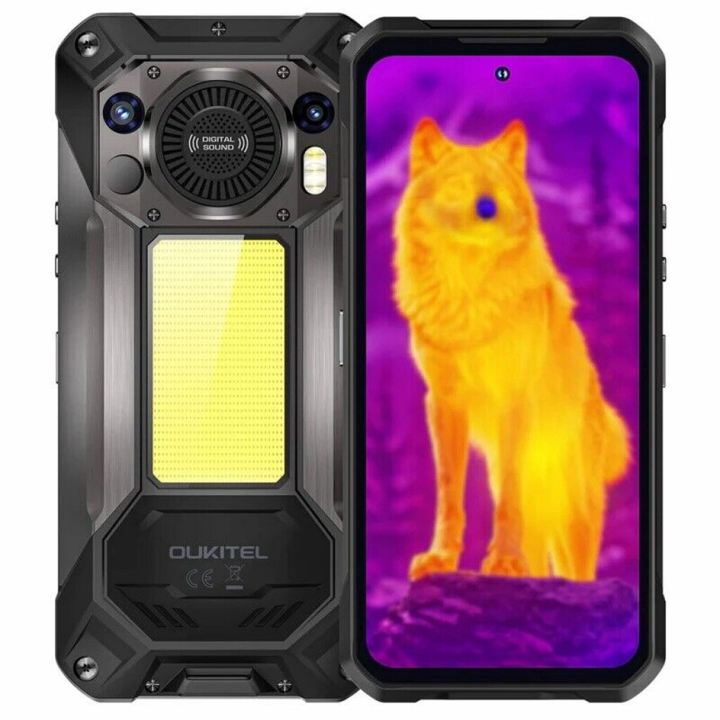 Смартфон Oukitel WP61 Ultra Thermal Imaging, 5G, 12/512GB, Black (Черный)