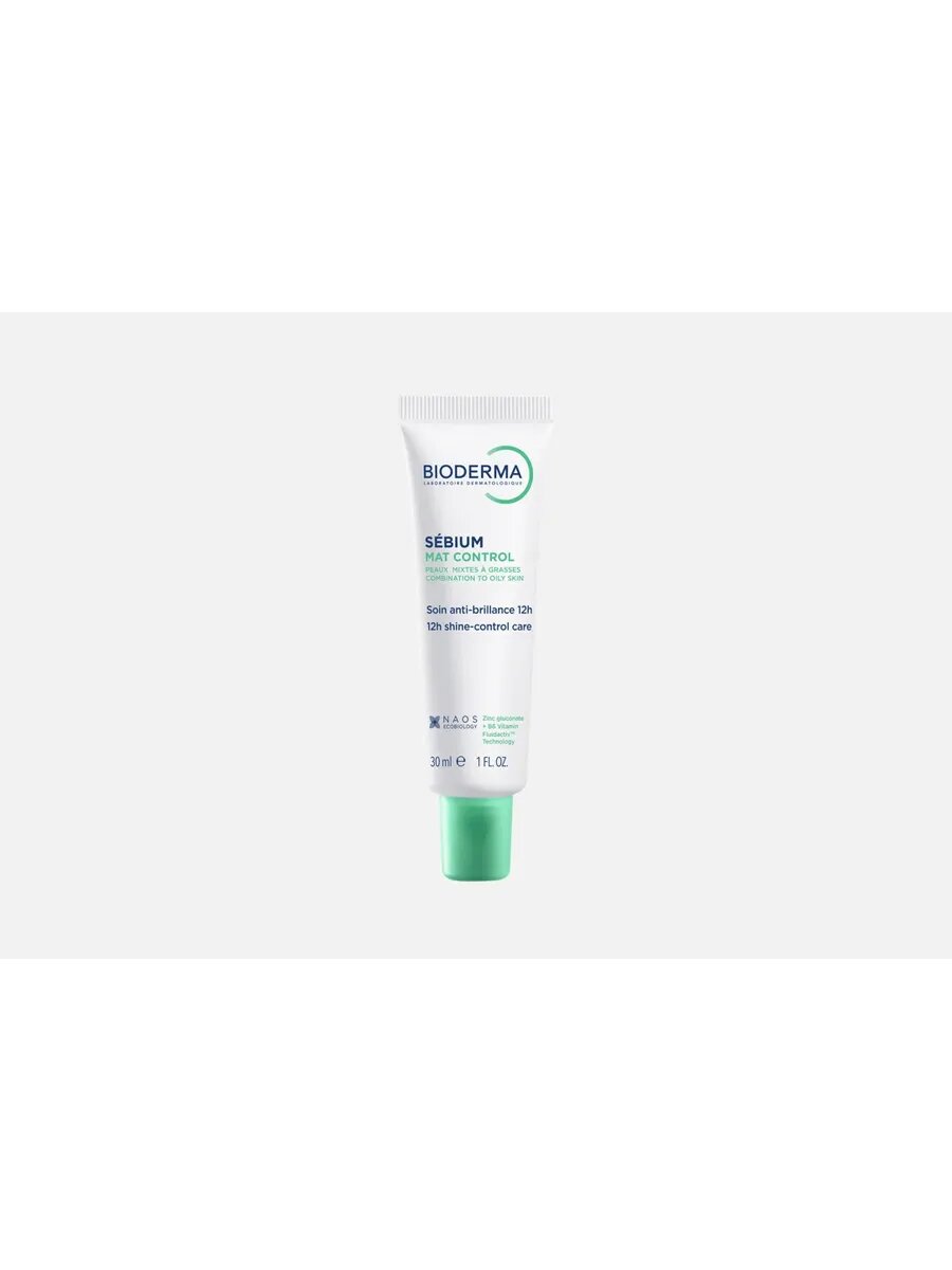 Bioderma Sebium Mat Control Shine Control Moisturizer Матирующее средство для чувствительной смешанной или жирной кожи 30мл