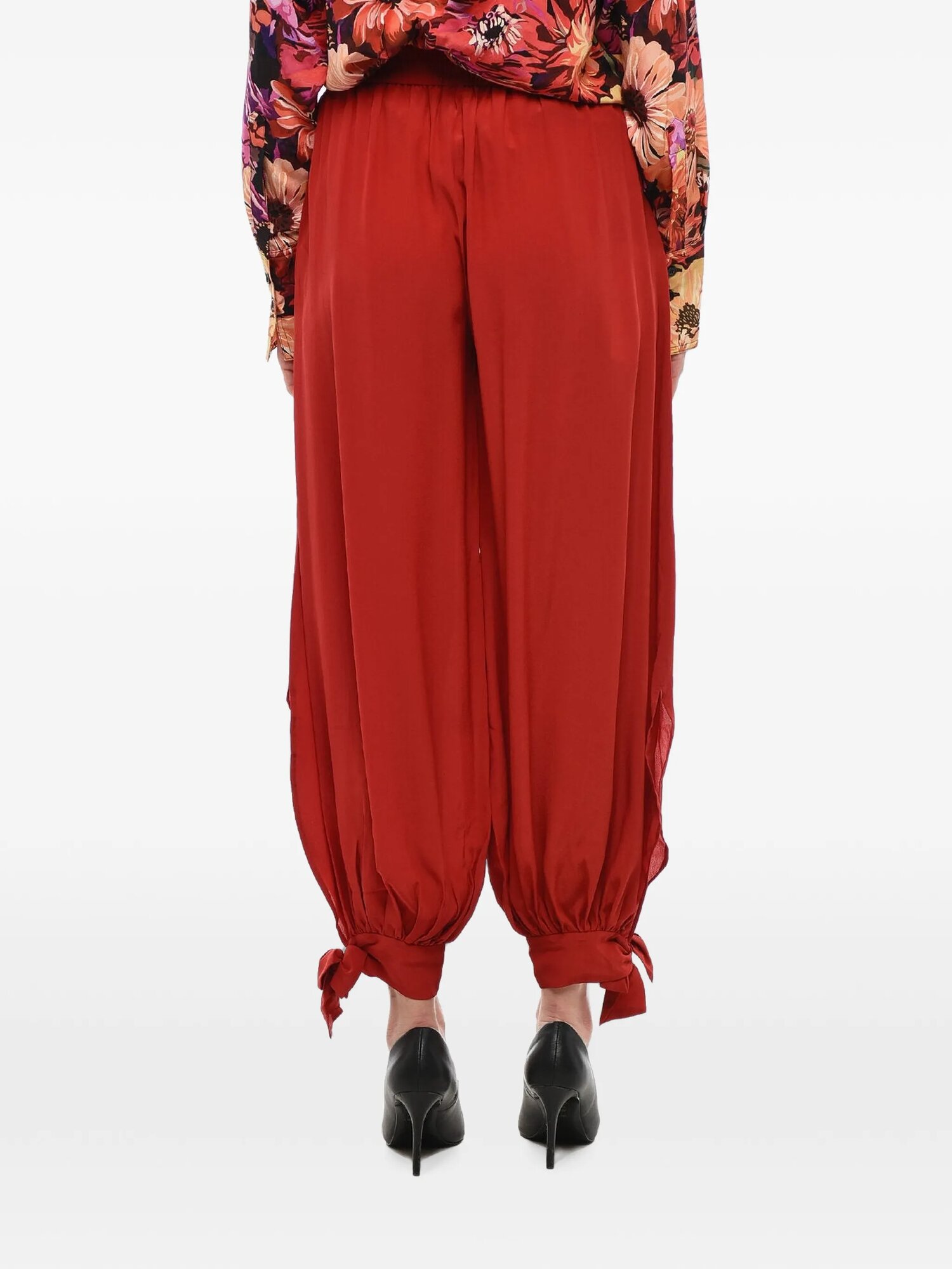 Брюки Stella McCartney Sophia chiffon balloon pants, размер 38 — фото 1