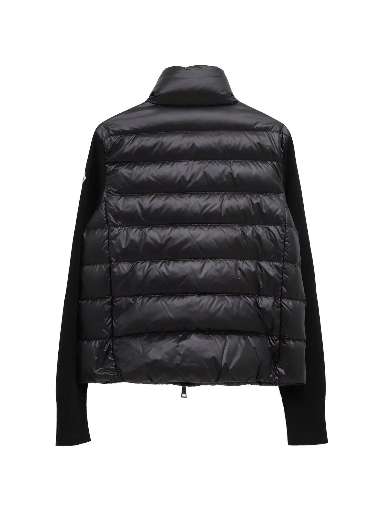 Куртка Moncler Quilted knit-sleeve jacket, размер 42 — фото 1