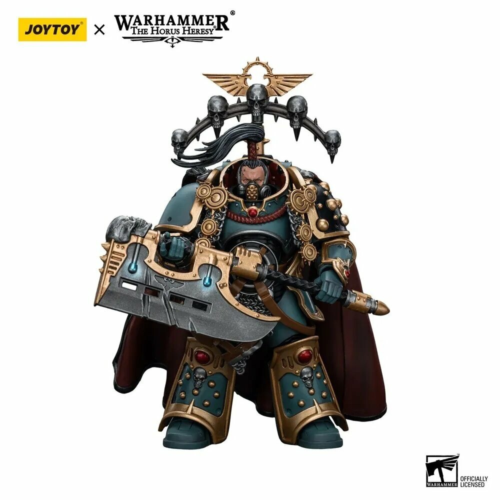 1: 18 Рисунок JoyToy Боевой молот 40K Космический волк Железный пастор Sons of Horus Legion Praetor with Power Axe