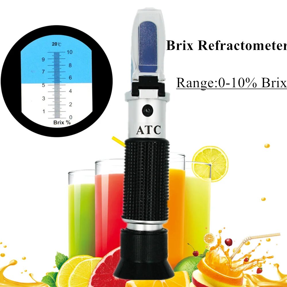 Рефрактометр Brix 0-10% ATC