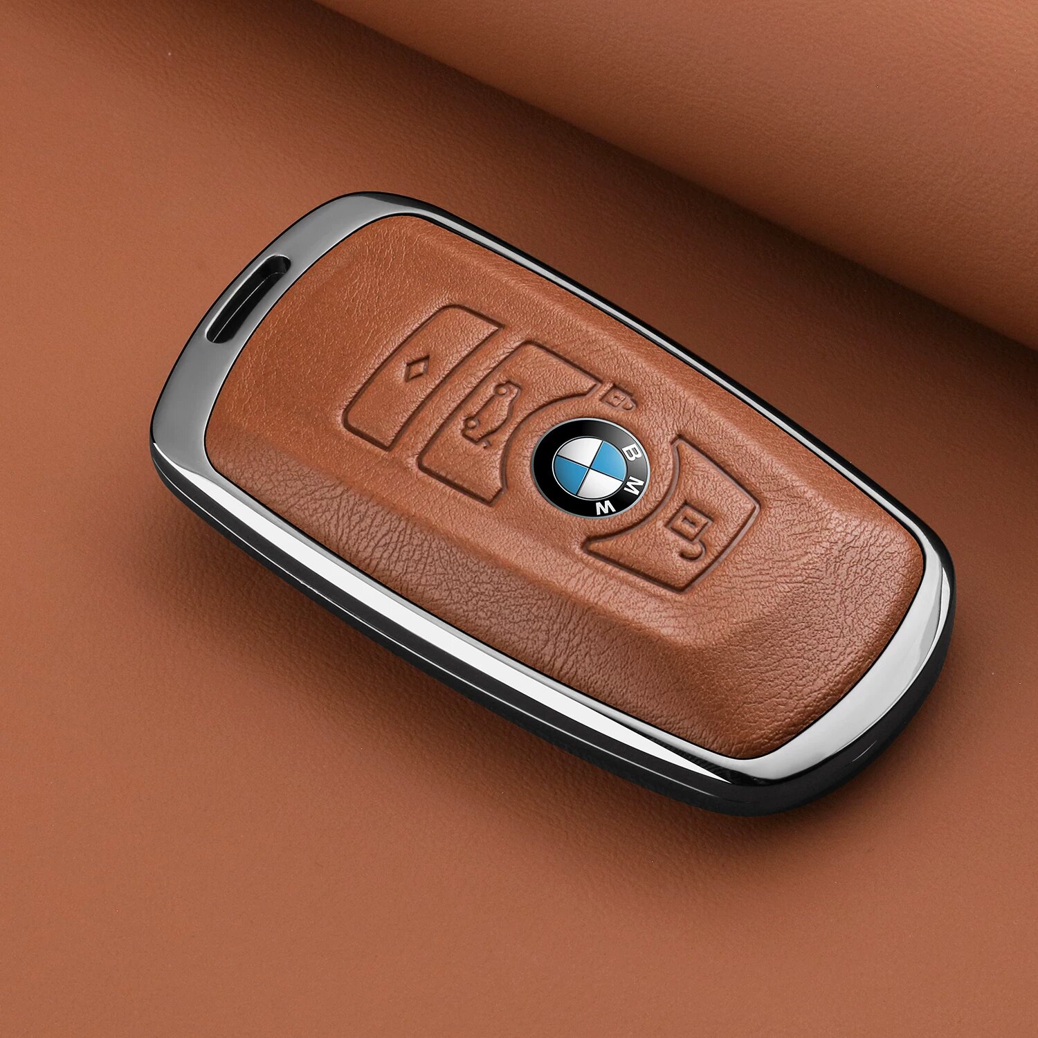 BMW Ключевой чехол для 5-й серии 525li 520 3-й серии 320 325li X3 X5 E60 E70 E90 E91 E92 E93 M530 из натуральной кожи с