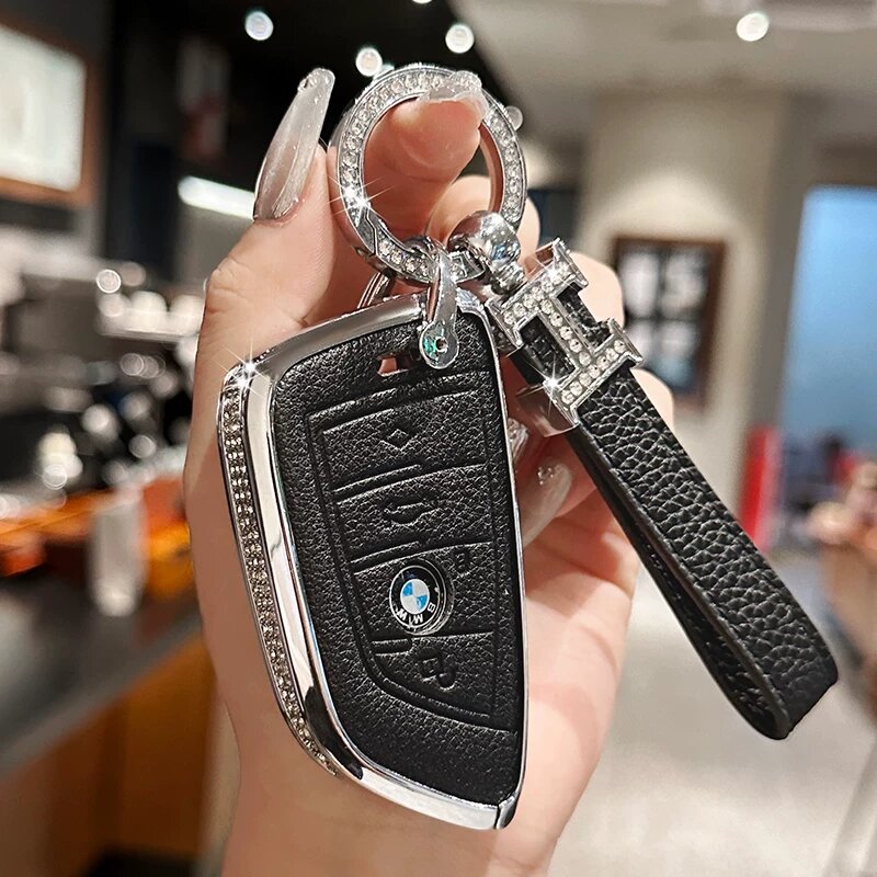 Ключевой чехол BMW с лезвиевым дизайном, черный цвет, модная защита ключей для BMW X5 X3 5-й серии