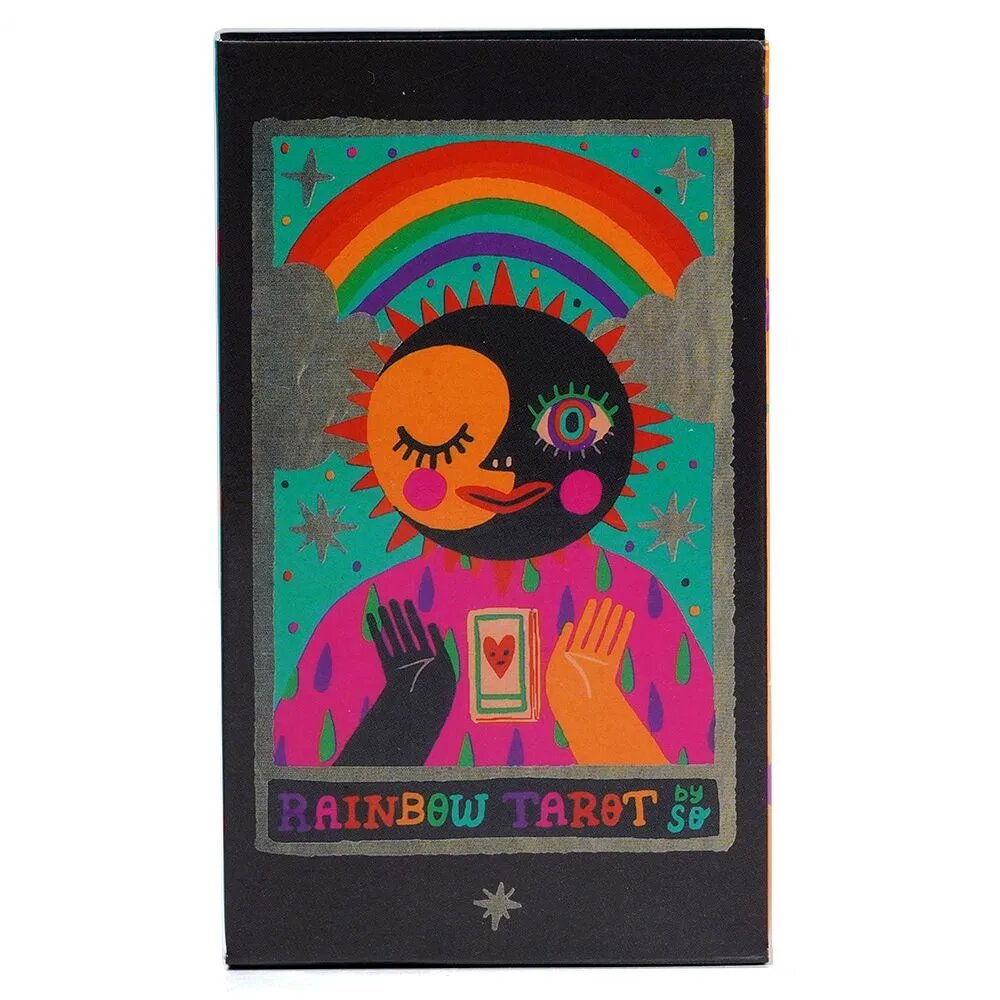 Rainbow Tarot Радужное Таро, маленький размер 10.5x6.3 см, 78 карт