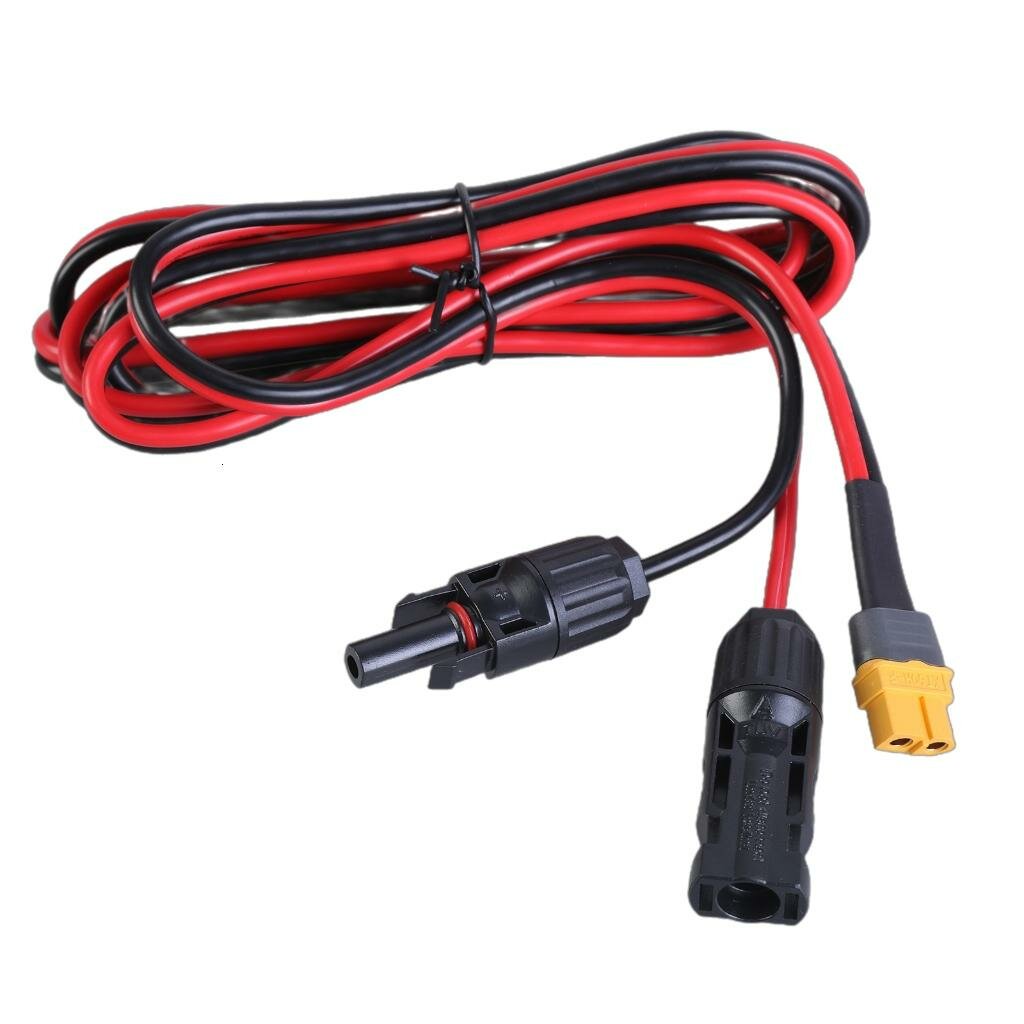 Кабель для зарядки солнечной панели XT60 от розетки к MC4 12AWG-50 см