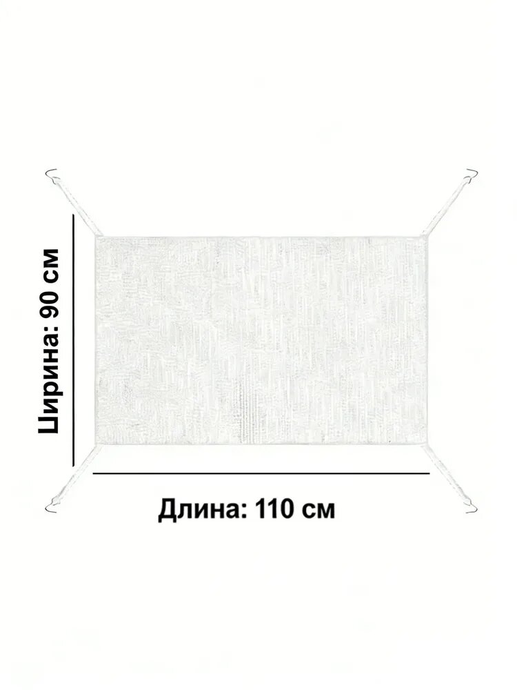 110x90cm Сетка москитная на бампер и решетку радиатора автомобиля / бамперная сетка для защиты от попадания насекомых мелких предметов в радиатор авто