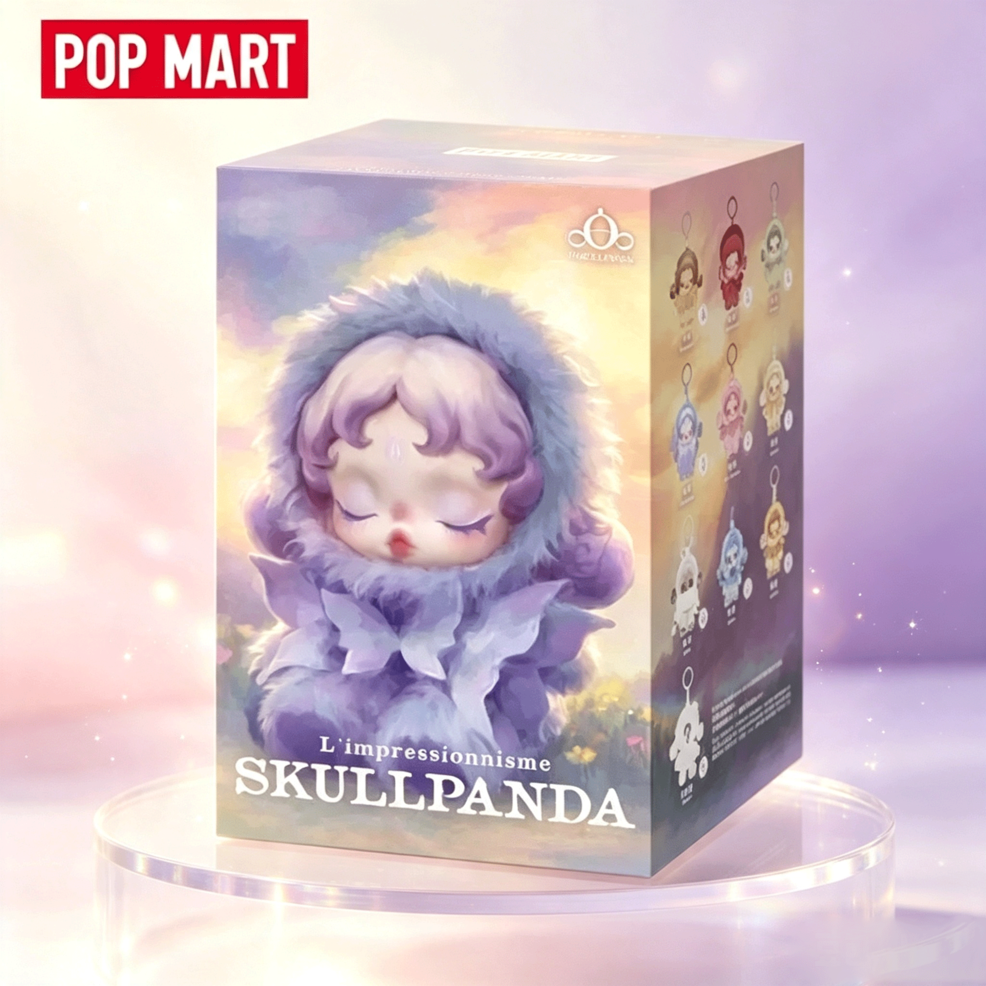 POP MART SKULLPANDA L'impressionnisme Series Плюшевая кукла Mystery Box