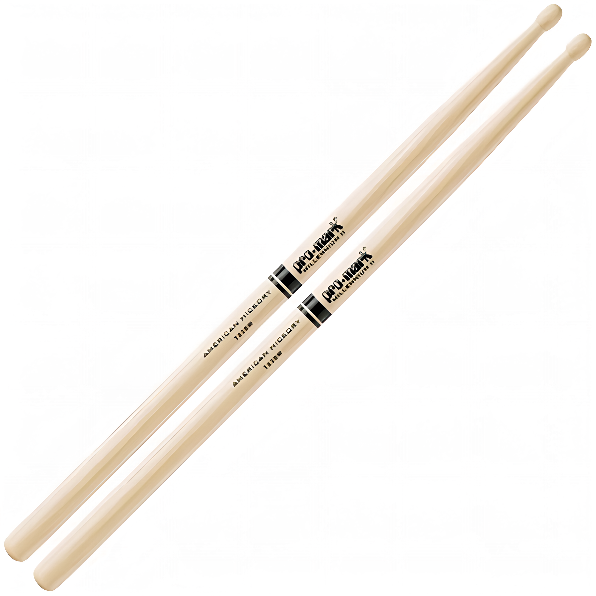 Барабанные палочки Pro-Mark TX2BW, Standard 2B, для барабанов, с деревянным наконечником