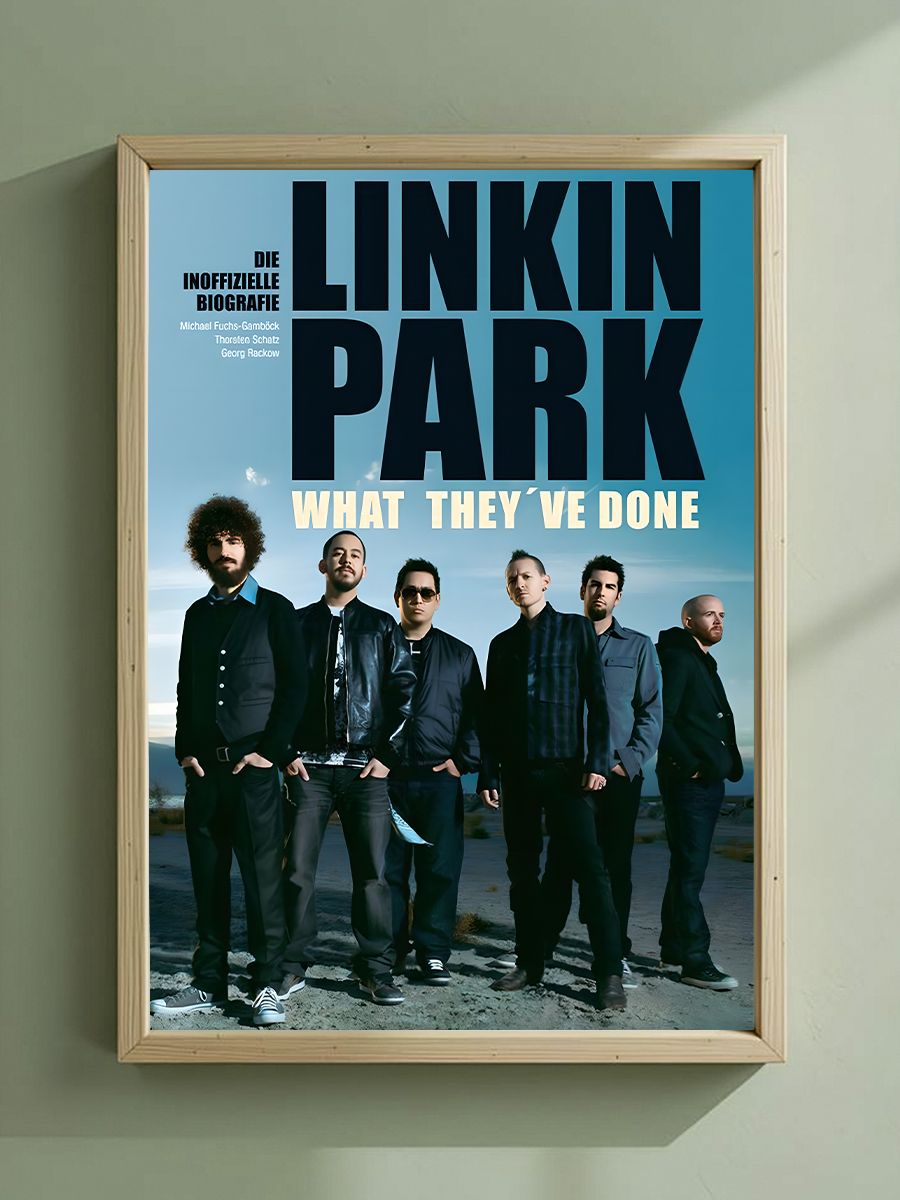 Постер, плакат на стену "Linkin Park Рок Группа" 42 см х 29,7 см (А3), Без Рамы